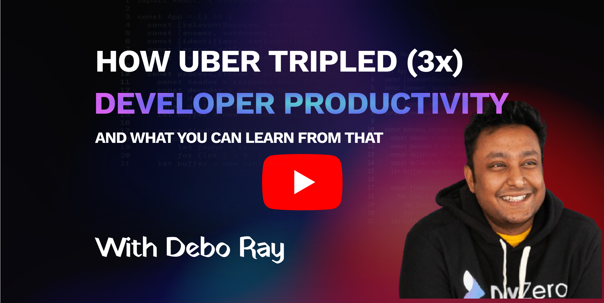 How Uber increased developer productivity and what you can learn from that